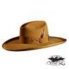 Level Tom Mix Hat - Watson's Hat Shop